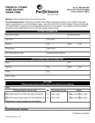 Claim Form - UB04 - PacificSource