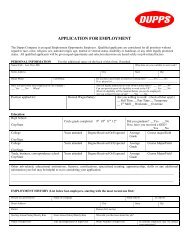 Dupps Rendering Systems Overview - The Dupps Company