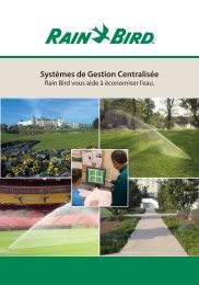 Arrosage automatique - Rain Bird irrigation