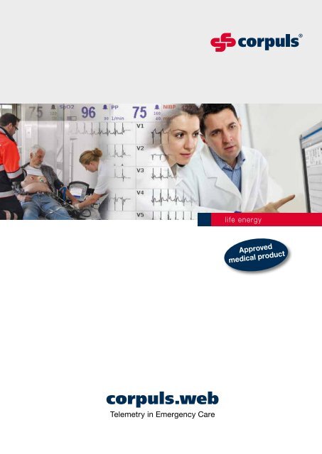 12 lead ECG diagnosis Livestreaming - Corpuls