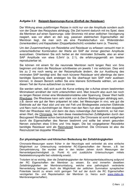 Sie sollten wissen, dass