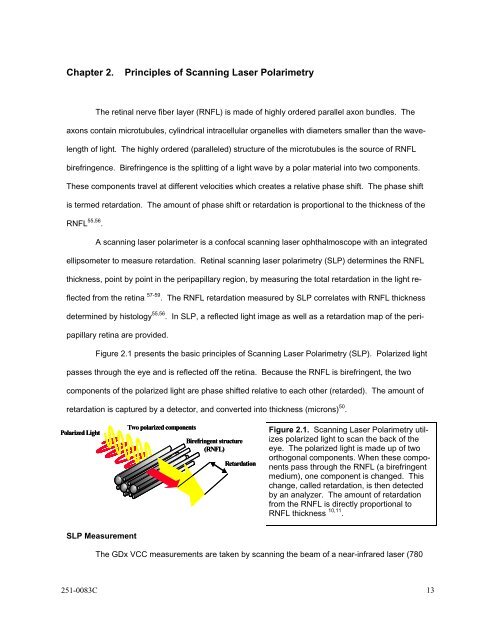 Chapter 2. Principles of Scanning Laser Polarimetry - Carl Zeiss ...
