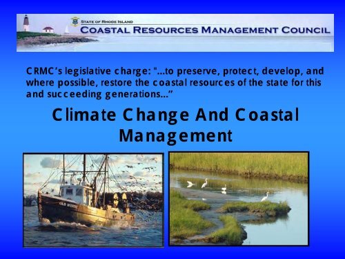 Climate Change And Coastal Management