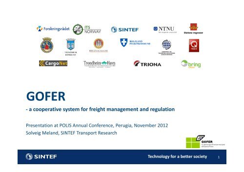 GOFER - a cooperative system for freight management and regulation