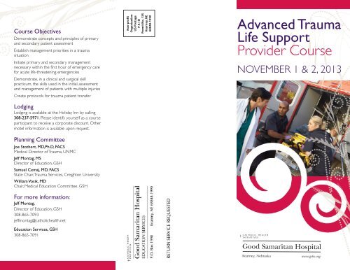 REGISTRATION Advanced Trauma Life Support