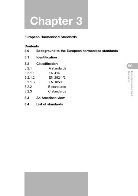 European Harmonised Standards