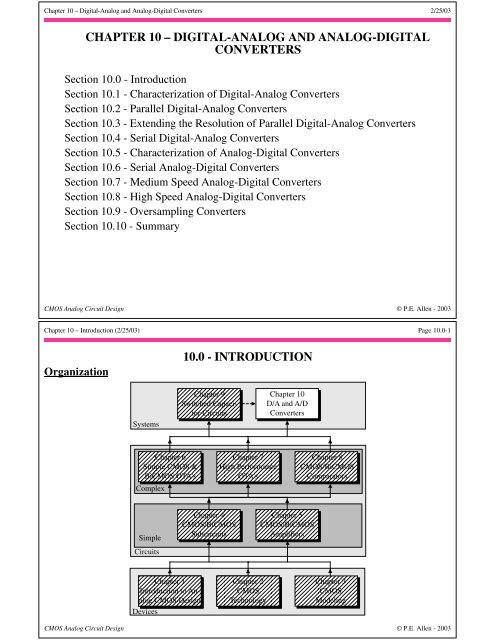 Chapter 10 - Analog IC Design.org