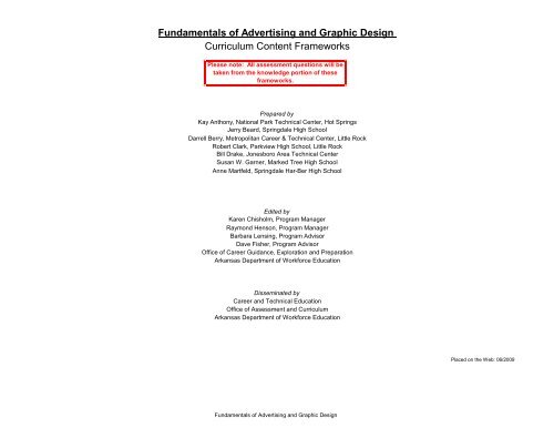 graphic design curriculum pdf