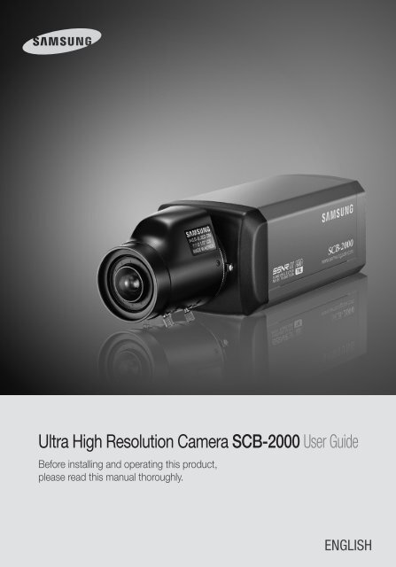 Samsung SBC-2000 Manual