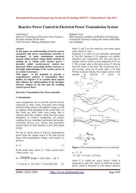 Reactive Power Control in Electrical Power Transmission System