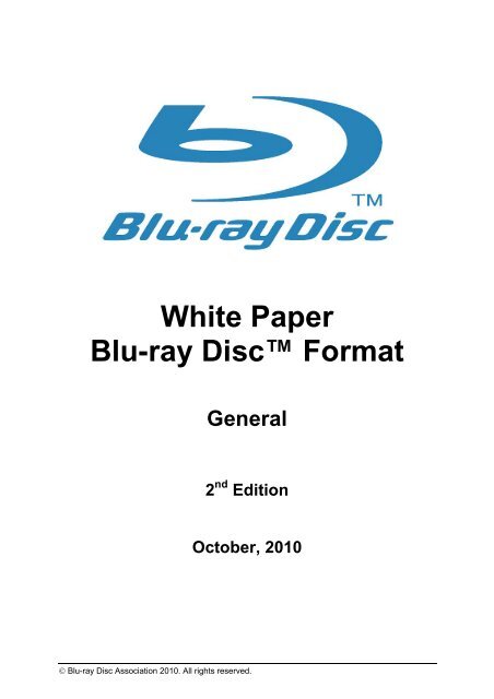 White Paper Blu-ray Disc™ Format