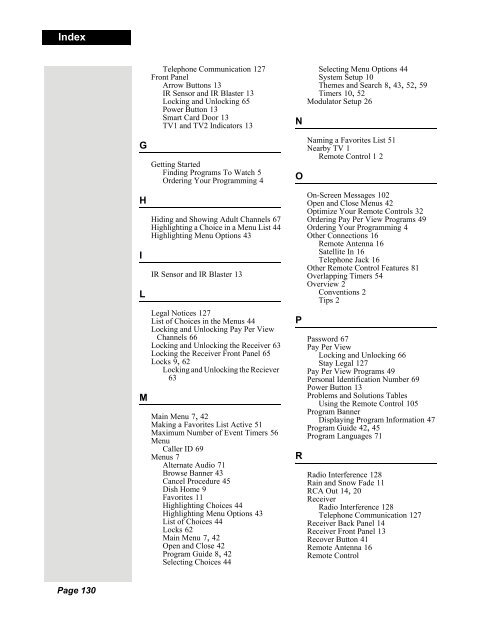 Index A B C Alternate Aud