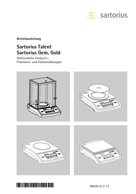 Sartorius Talent Sartorius Gem, Gold
