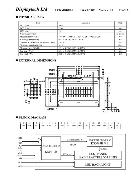 Displaytech Ltd