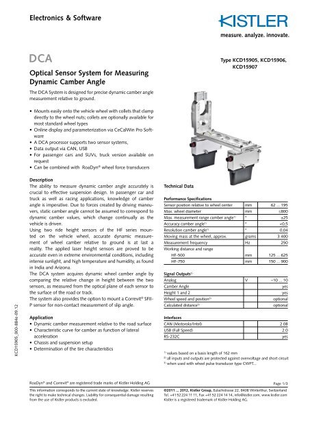 DCA System - Corrsys-Datron