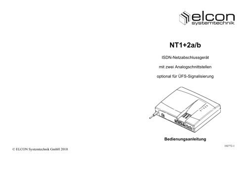 Nt1+2a/b - Elcon Systemtechnik