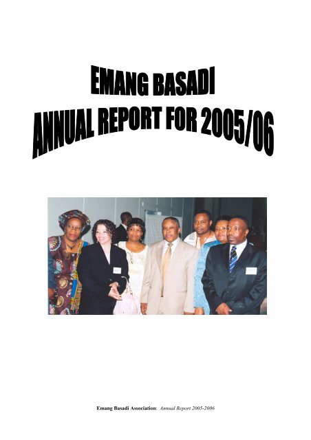 Emang Basadi Annual Report Fro 2005-2006