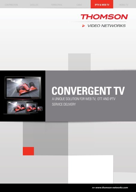 CONVERGENT TV - Thomson Video Networks