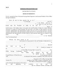 ANNEXURE â IX Indemnity Bond for issue of Duplicate Certificate(s)