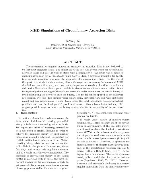 this research proposal - Henry A. Rowland Department of Physics ...