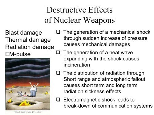 Nuclear Weapons Effects As U.S. Modernizes Nuclear Weapons, 'Smaller'
