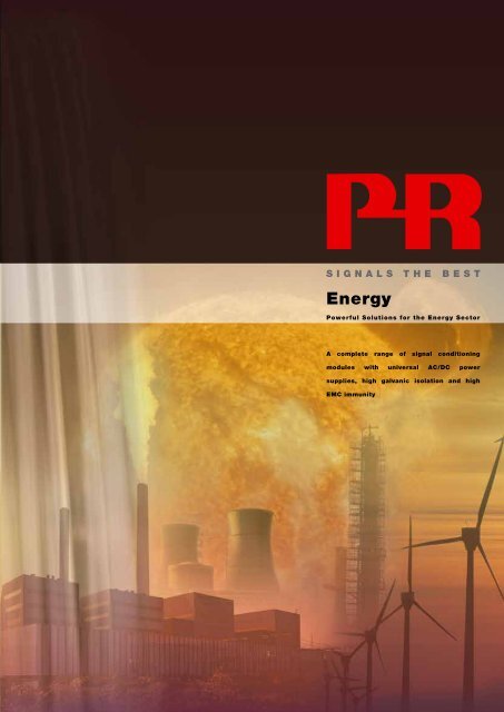 Energy - PR Electronics Inc.