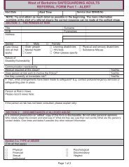 Referral for Social Work Services form - Intermediate Unit 1