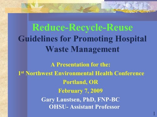 Environmental Awareness in Nursing