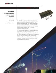RF-1912 HF Fan Dipole Antenna Data Sheet - Harris Corporation
