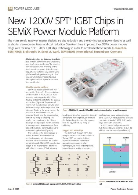 SEMIKRON leading manufacturer of igbt, diode thyristor power ...
