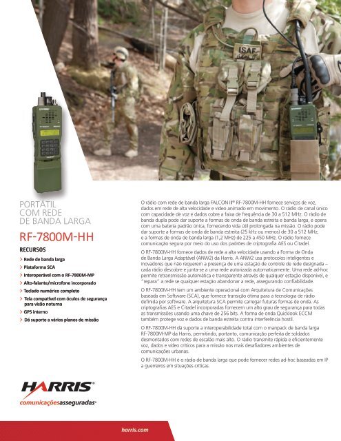 RF-7800M-HH - Harris RF Communications - Harris Corporation