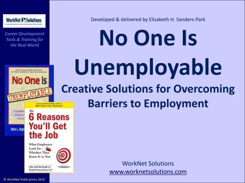 Creative Solutions for Overcoming Barriers to Employment