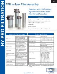 Hy-Dry Breathers - Hy-Pro Filtration