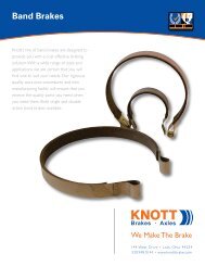 SAHR Caliper Service Manual - Knott Brake Company