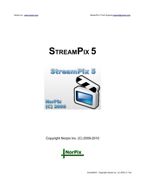 Streampix 5 Basics