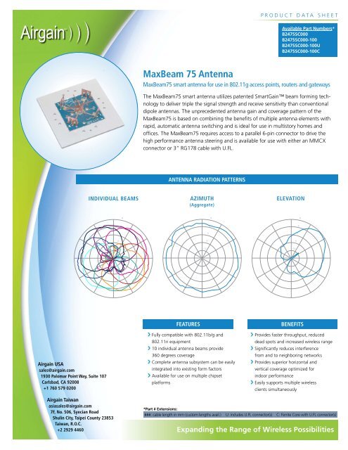 Data Sheet - Airgain