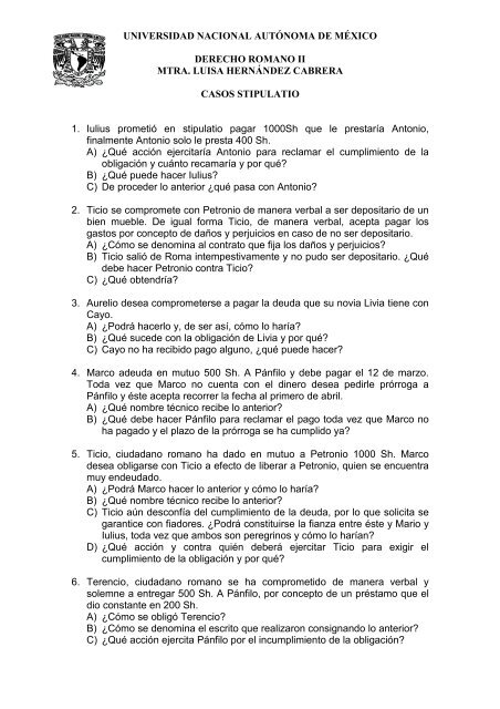 prÃ¡ctica stipulatio - Luisa HernÃ¡ndez Cabrera