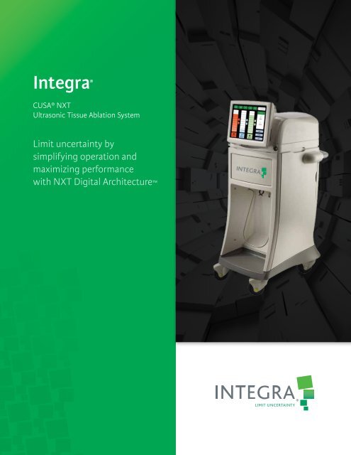 Integra Â® CUSA NXT Catalog (US) - Integra LifeSciences