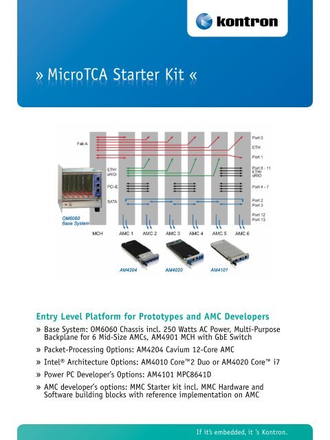 MicroTCA Starter Kit