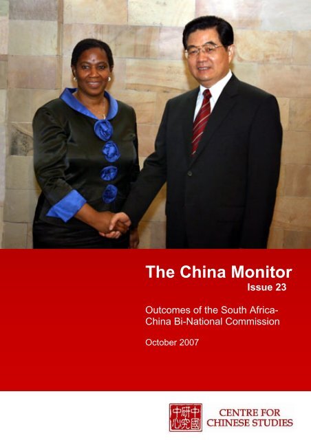 The China Monitor - The Centre for Chinese Studies