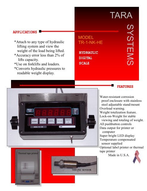 S Y S T E M S TARA - Con-Tool Distributors