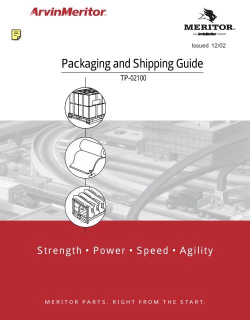 CVA Packaging and Shipping Guide - Suppliers - Meritor