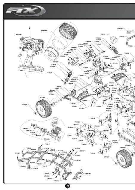 FTX Rampage Exploded Diagram - CML Distribution