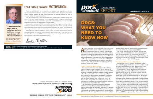 Pork Checkoff Report Special Edition - National Pork Board