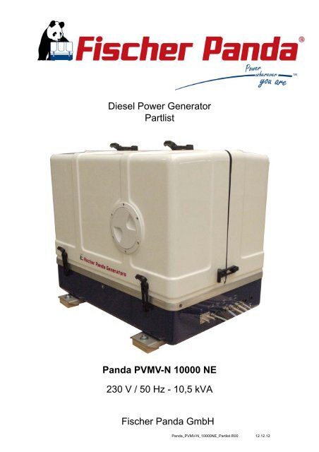 Fischer Panda GmbH Panda PVMV-N 10000 NE 230 V / 50 Hz - 10 ...