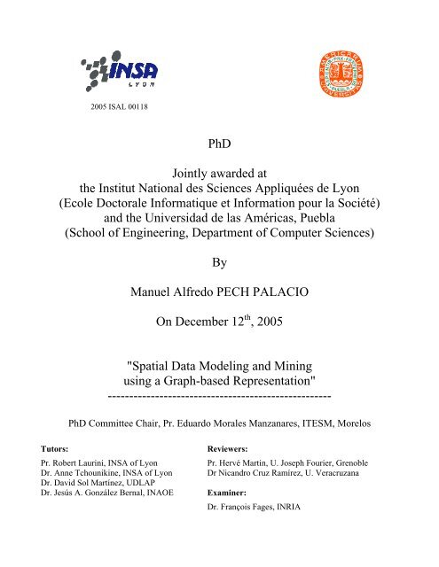 Spatial Data Modeling And Mining Using A Graph Based