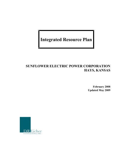 Integrated Resource Plan - Sunflower Electric Power Corp.