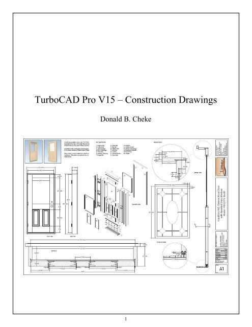 TurboCAD Pro V15 - Construction Drawings - Textual Creations