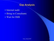 ISO 9001:2000 Gap Analysis Checklist