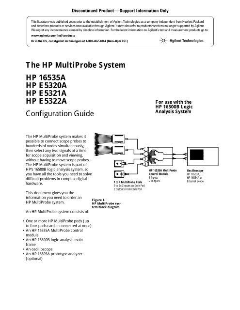 MultiProbe System - Agilent Technologies